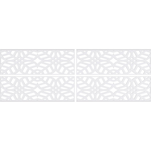 PCI Enterprises 32.25'' H x 94.5'' W x 0.375'' D Expanded Cellular PVC ...