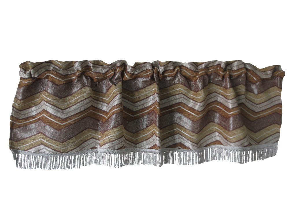 Wrought Studio™ Natumbua Chenille Luxurious 60" Window Valance | Wayfair