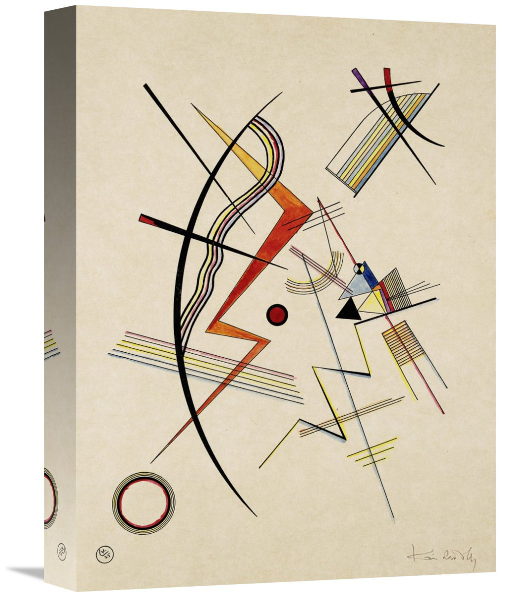 Global Gallery 'Untitled' by Wassily Kandinsky Graphic Art on Wrapped ...