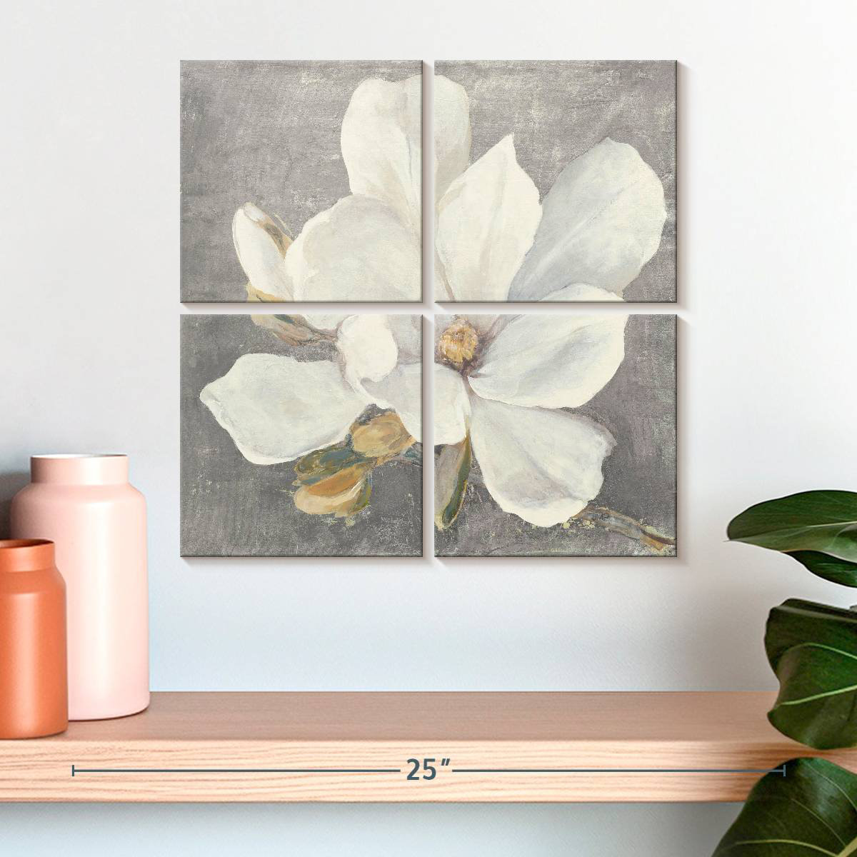 Lark Manor™ Harnek Serene Magnolia Light Gray | Wayfair
