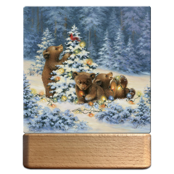 Glow Decor Playful Bears LED Nightlight | Wayfair