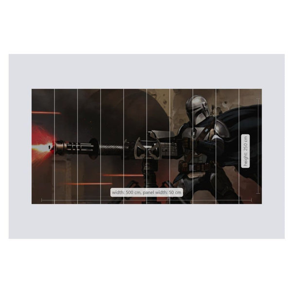 Komar The Mandalorian Blaster King Size non-woven 8.2cm x 16.4cm Low ...