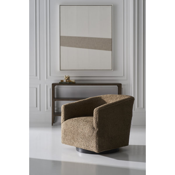 Fairfield Chair Coco Leather Barrel Chair | Perigold