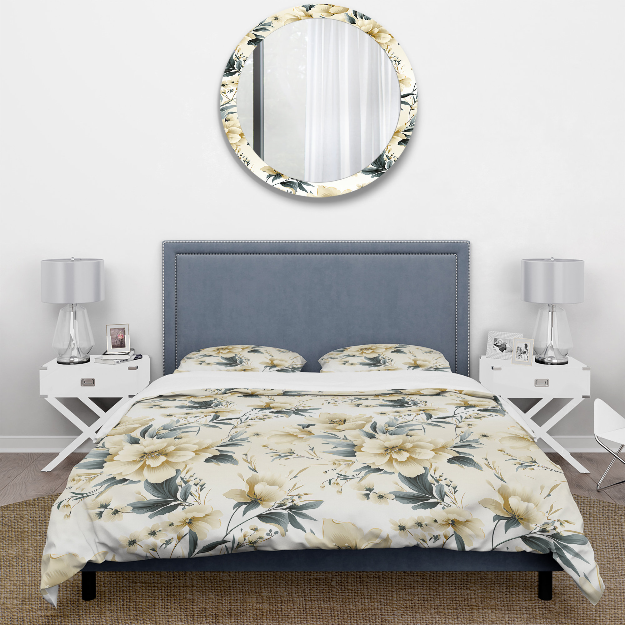 Design Art Minimalist Simplicity Victorian Pattern Duvet Cover Set ...