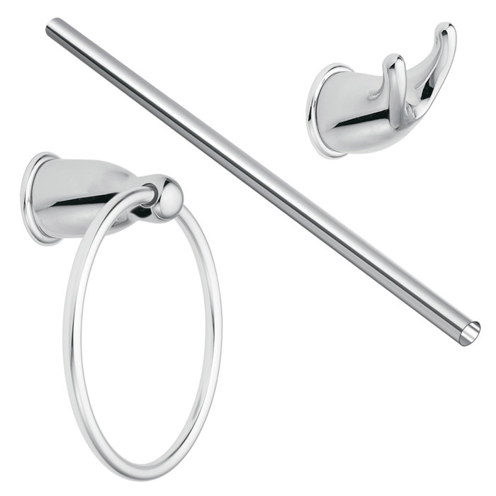 Moen Mason 3 Piece Bathroom Hardware Set | Wayfair