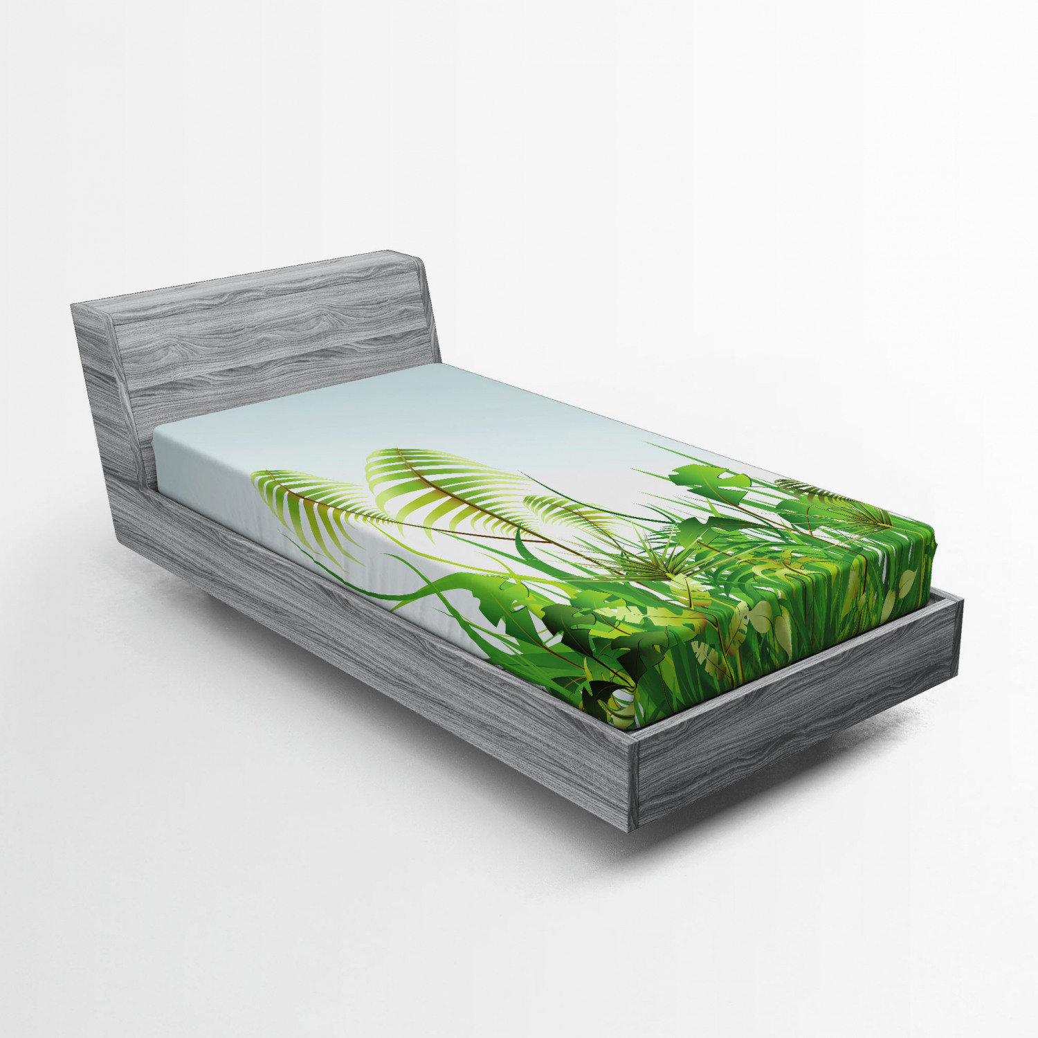 Ambesonne Rainforest Fitted Sheet | Wayfair
