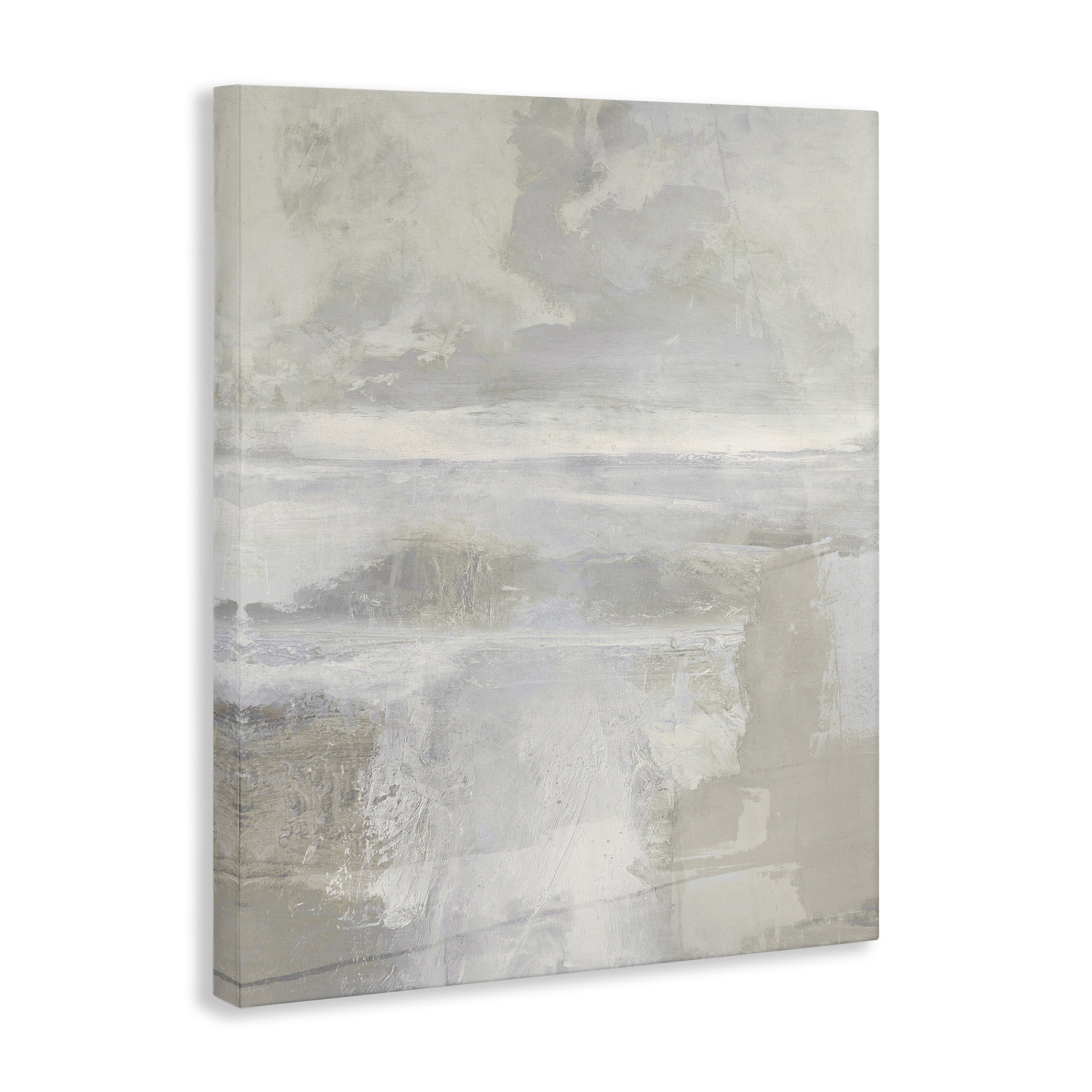 Latitude Run® Muted Beige & Grey Canvas, design by Rachel Springer ...