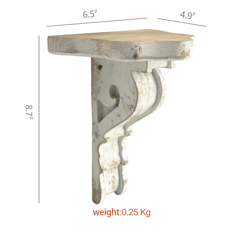August Grove® Vintage Shabby Wood CorbelS / Brackets | Wayfair