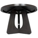 Noir Nobuko Mahogany Solid Wood Pedestal Dining Table | Perigold
