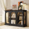 Wrought Studio 47" Wide Glass Door Sideboard With Led & Reviews ...