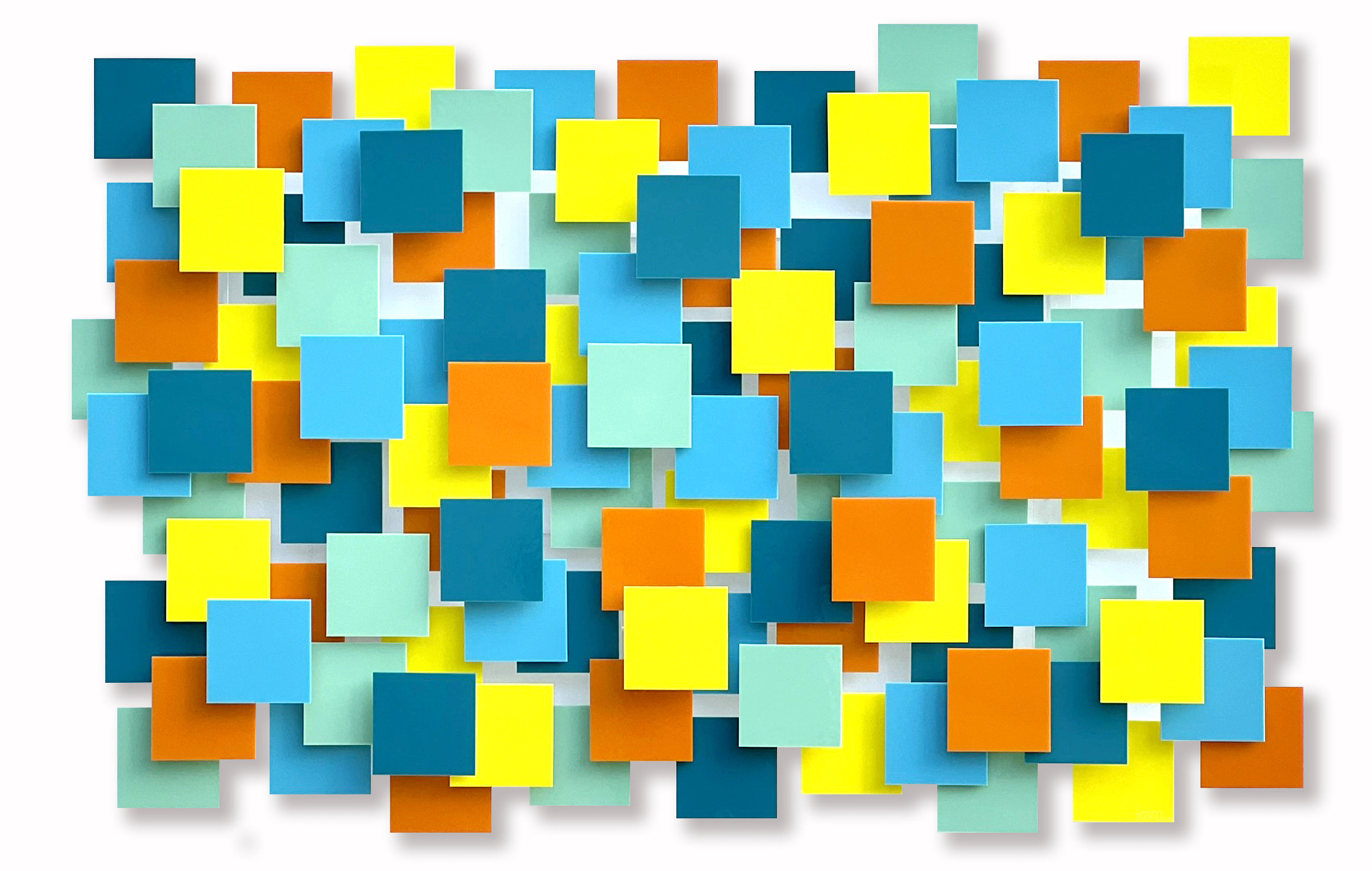 Karo Studio Glass Grids Playtime II Wall Décor | Wayfair