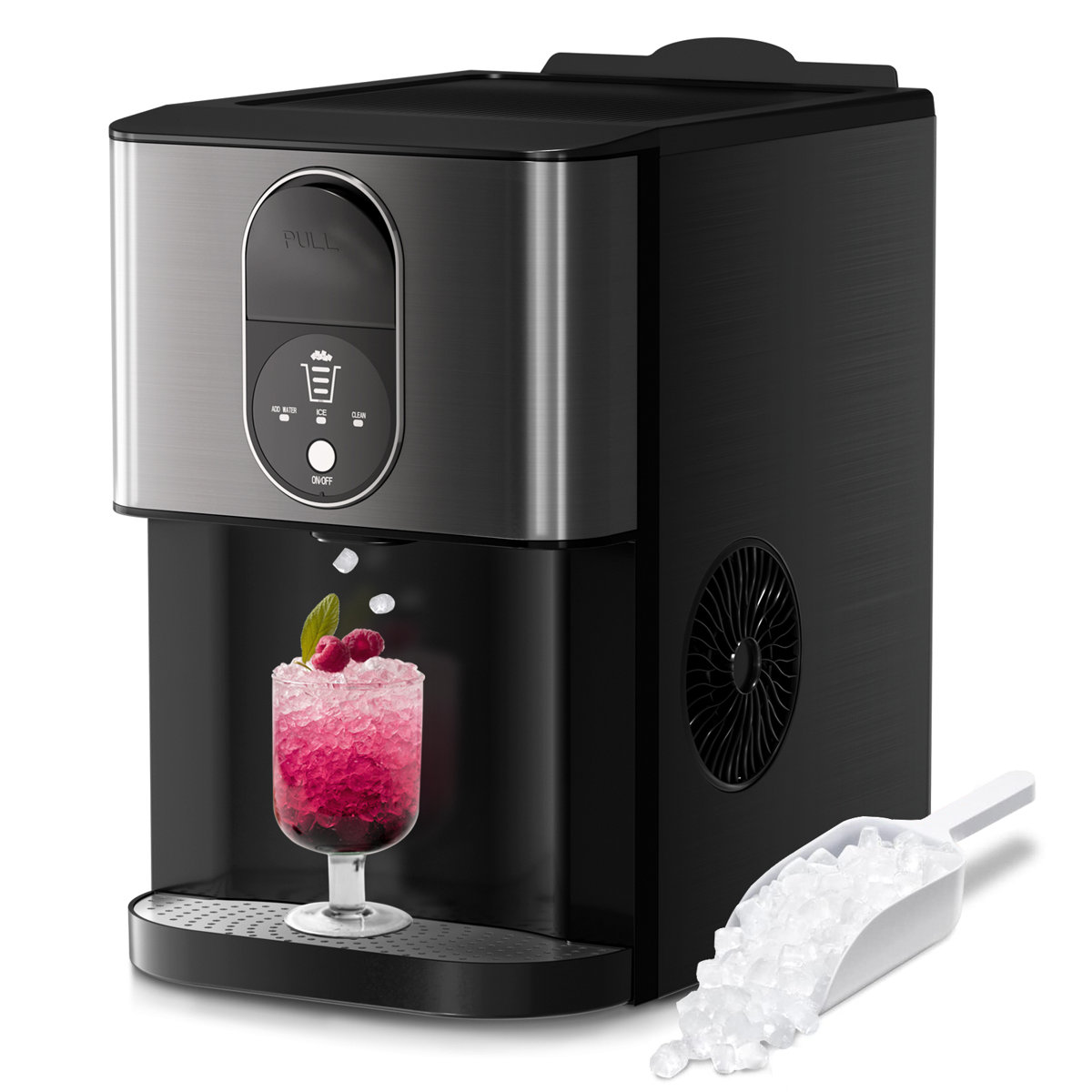 Antarctic Star Coutertop Ice Maker,Portable Stainless Steel Ice Maker ...