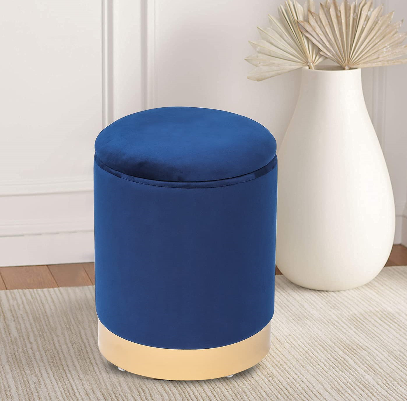 Mercer41 Round Storage stool | Wayfair