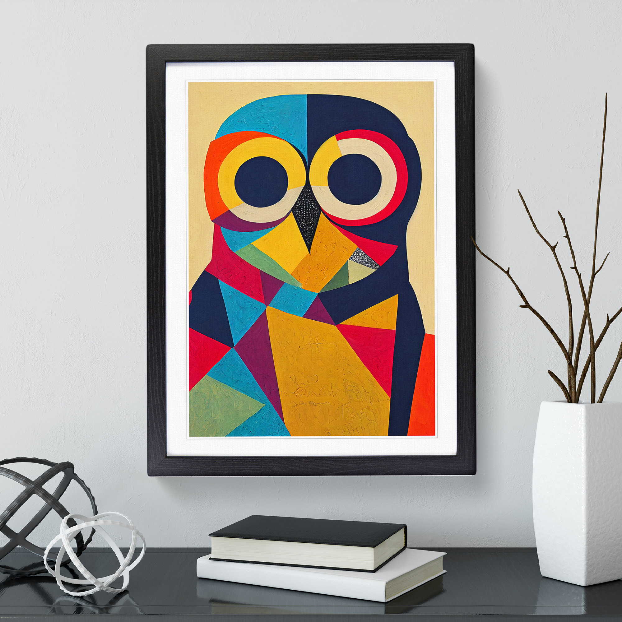 Alpen Home Abstract Owl No.2 - Picture Frame Graphic Art | Wayfair.co.uk
