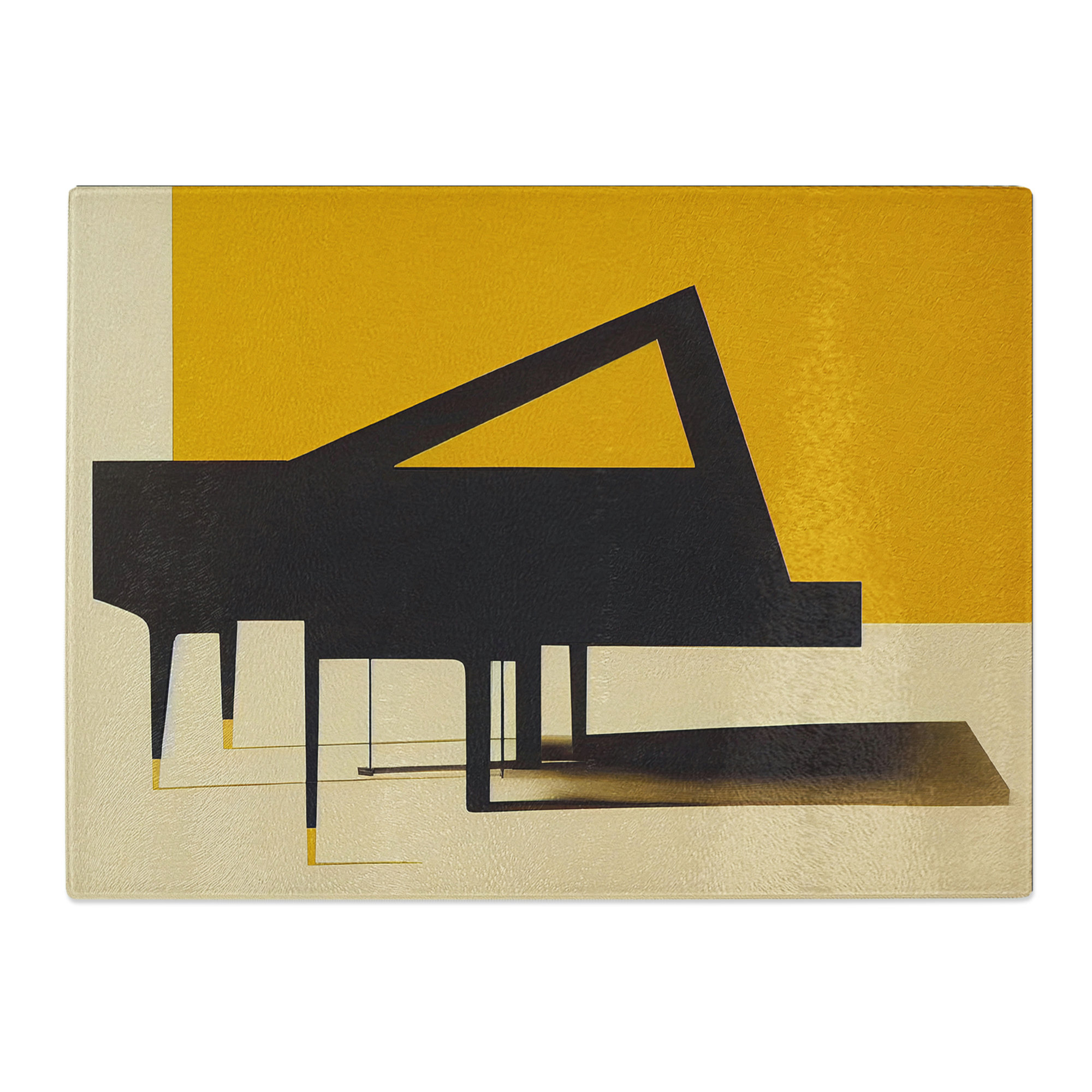 Metro Lane Modern Piano Abstract Glass Chopping Board | Wayfair.co.uk