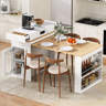 Wrought Studio™ Extendable Dining Table, Space-Saving Storage, Folding ...