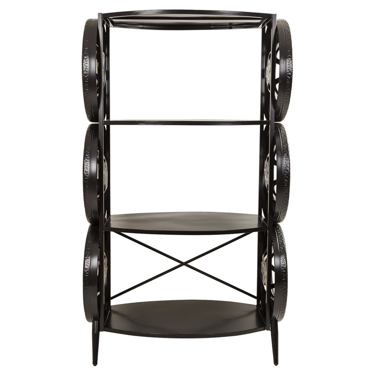 Williston Forge Aaronisha 168cm H x 97cm W Iron Etagere Bookcase ...