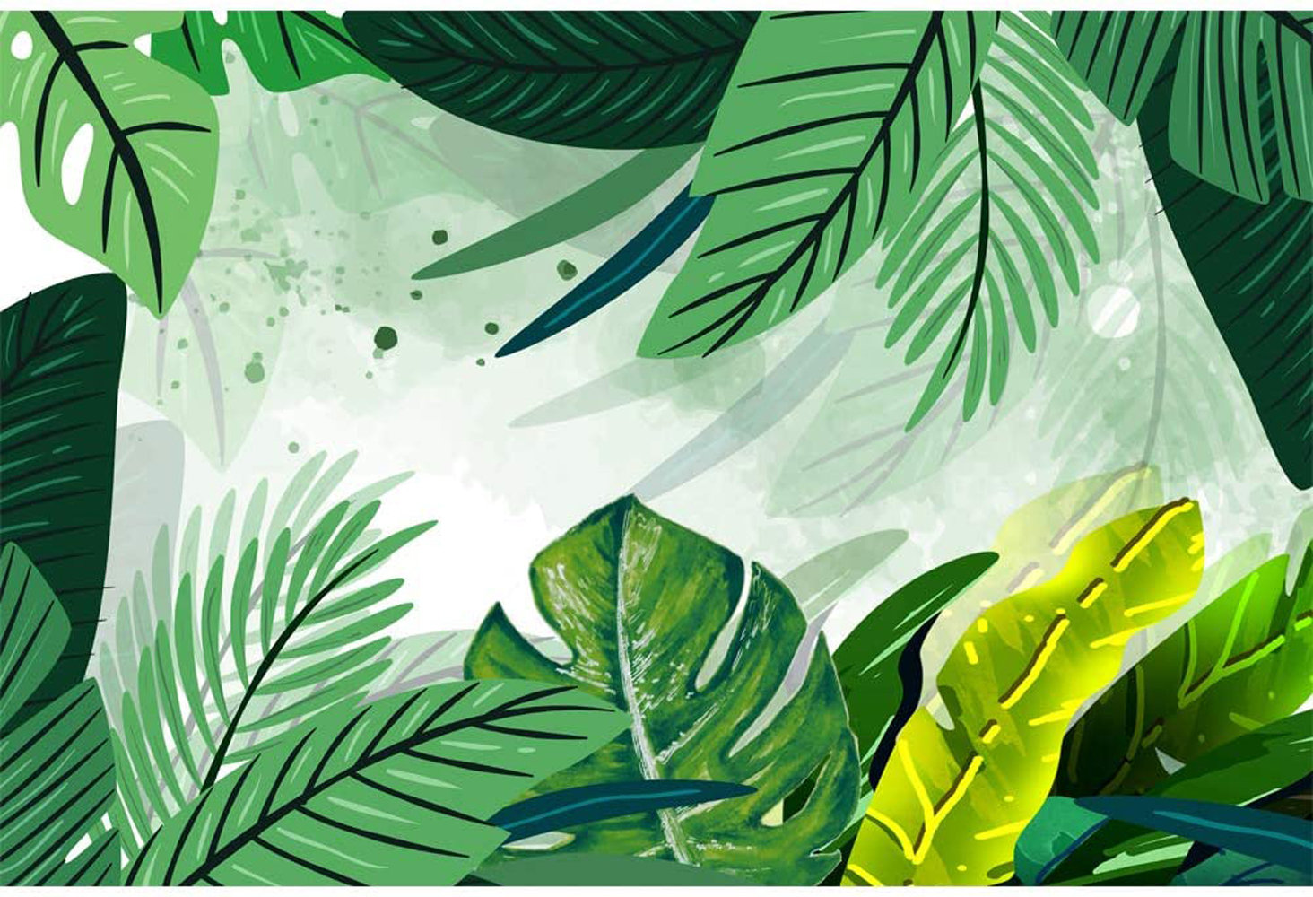 IDEA4WALL Botanical Wall Mural | Wayfair