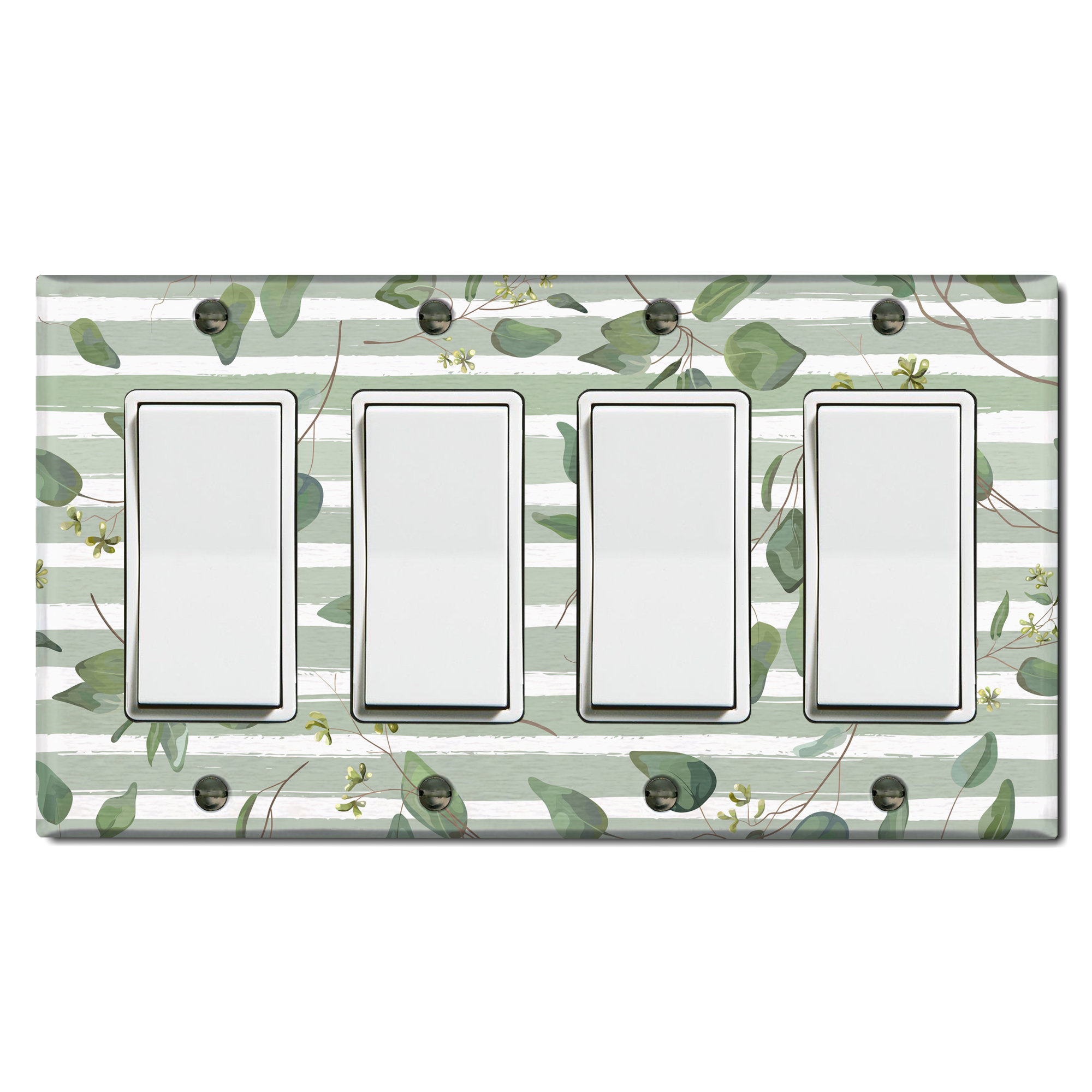 WorldAcc Nature Themed 4 - Gang Wall Plate | Wayfair