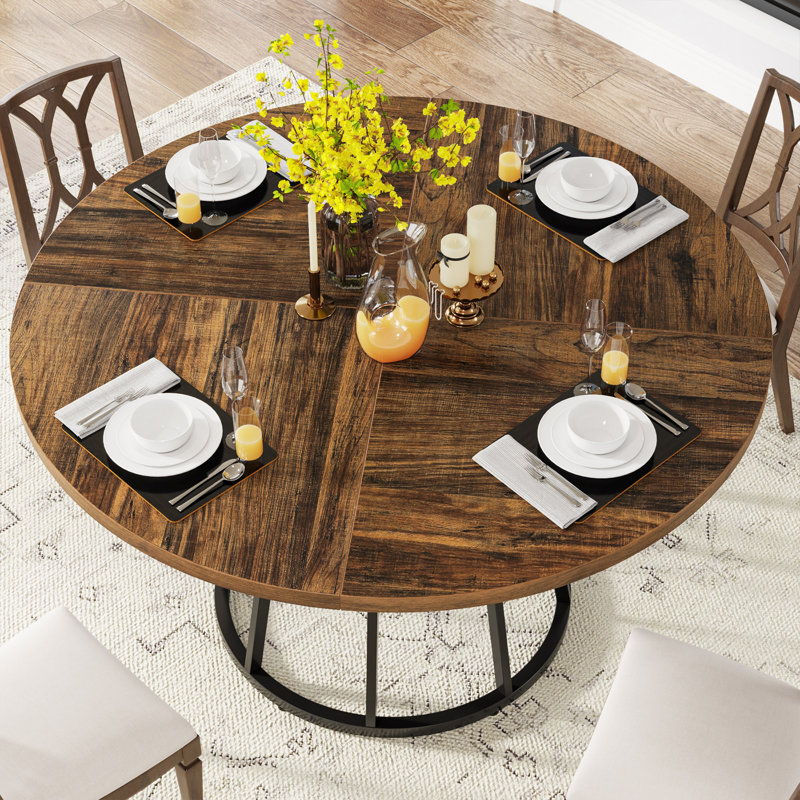 Blue Elephant 120cm Round Dining Table & Reviews | Wayfair.co.uk
