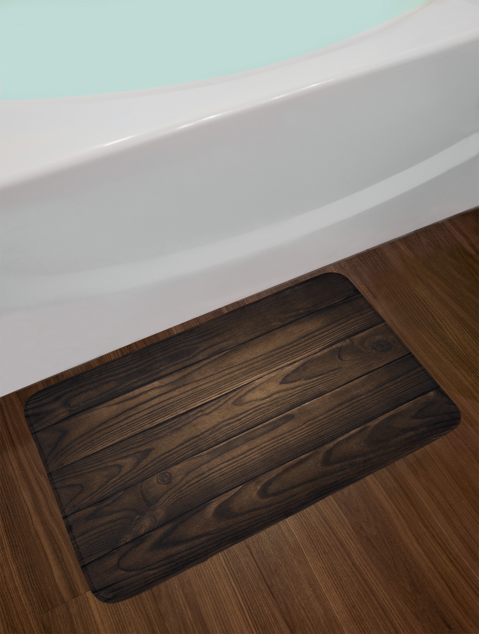 East Urban Home Atterberry Bath Mat with Non-Slip Backing | Wayfair
