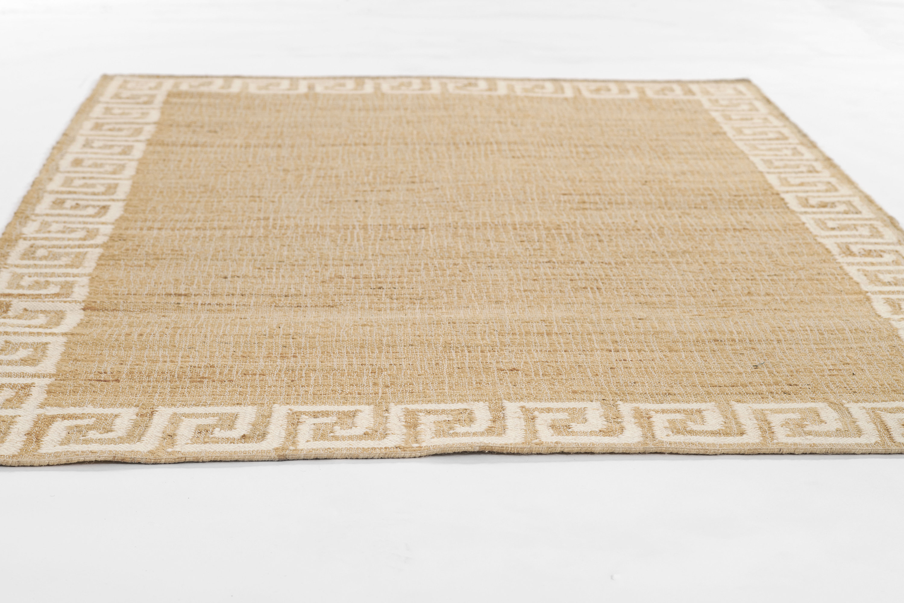 Erin Gates by Momeni Orchard Greek Key Jute and Wool Hand Woven Ivory ...