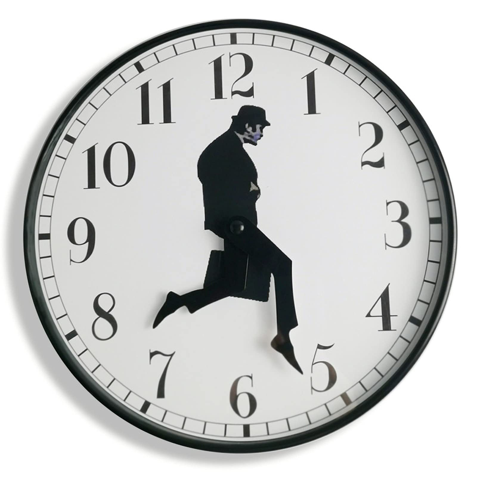 Latitude Run® Silly Walk Wall Clock, A Interesting Wall Clock For ...