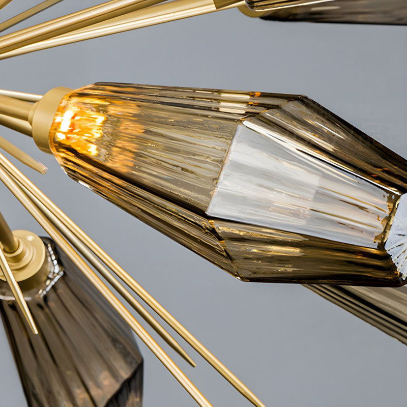 Mercer41 Nicolyn 12 LED Light Glass Sputnik Chandelier & Reviews | Wayfair