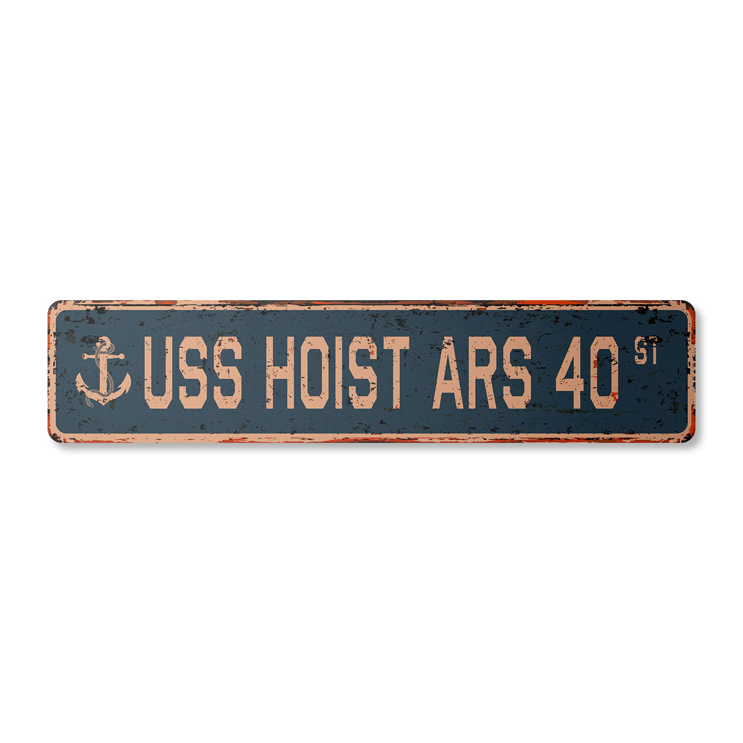 SignMission Hoist Ars 40 Street Sign Aluminum 4" X 18" | Wayfair