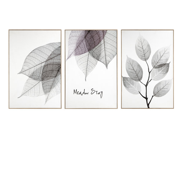17 Stories Botanical by Deborah Pearce - 3 Piece Single Picture Frame ...