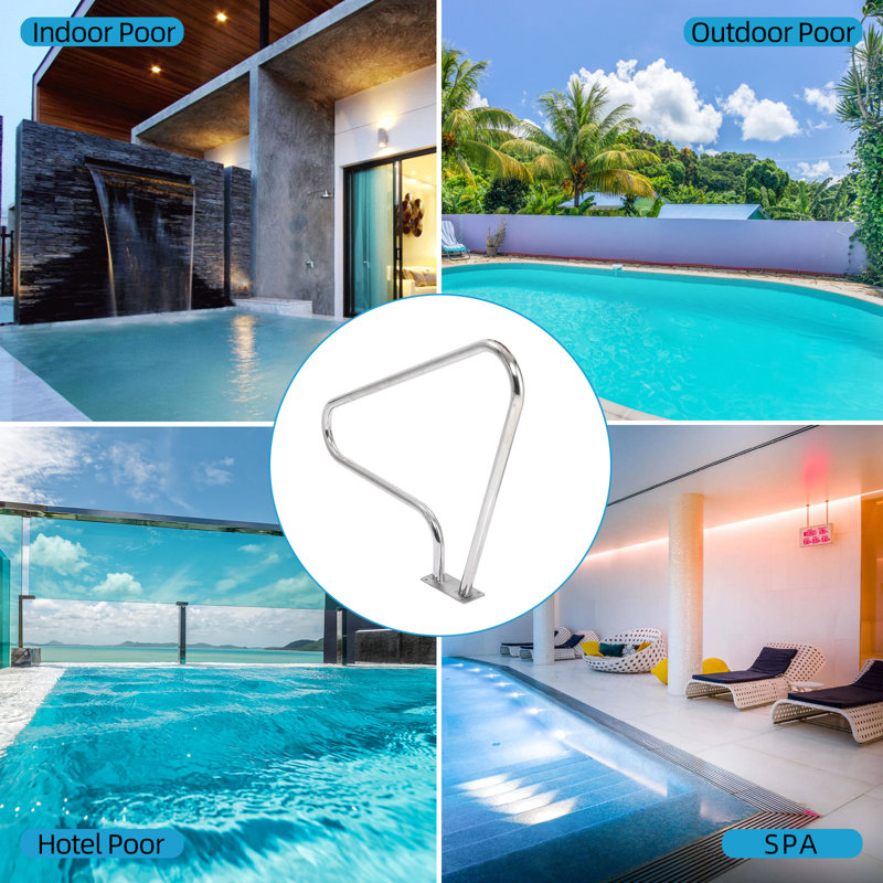 Fashionwu Handrail Railings for Inground Pools | Wayfair