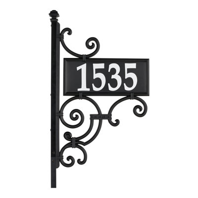 Whitehall Products Nite Bright Ironwork Reflective Address Post ...