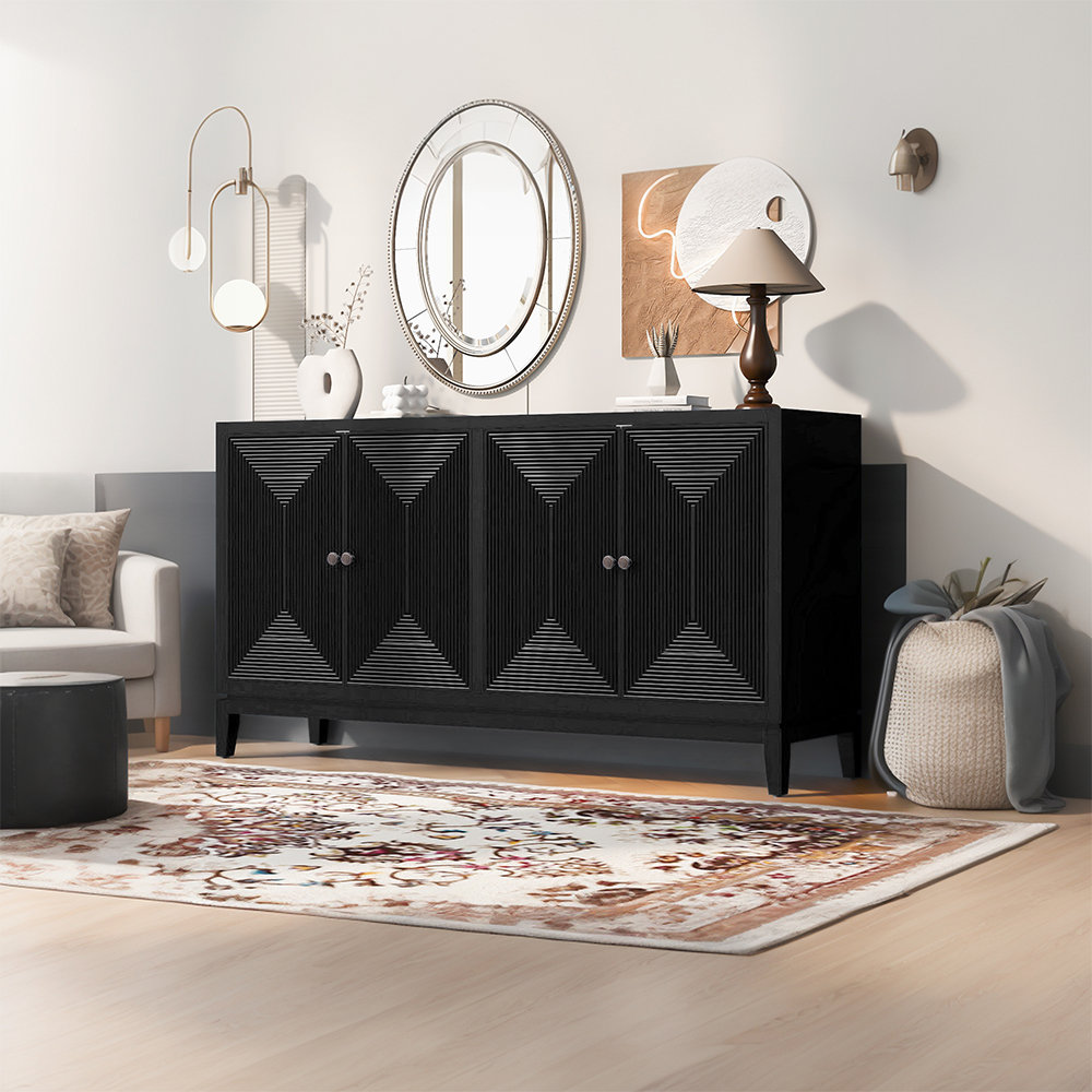 Ebern Designs Vertical Line Design Locker Sideboard - Wayfair Canada