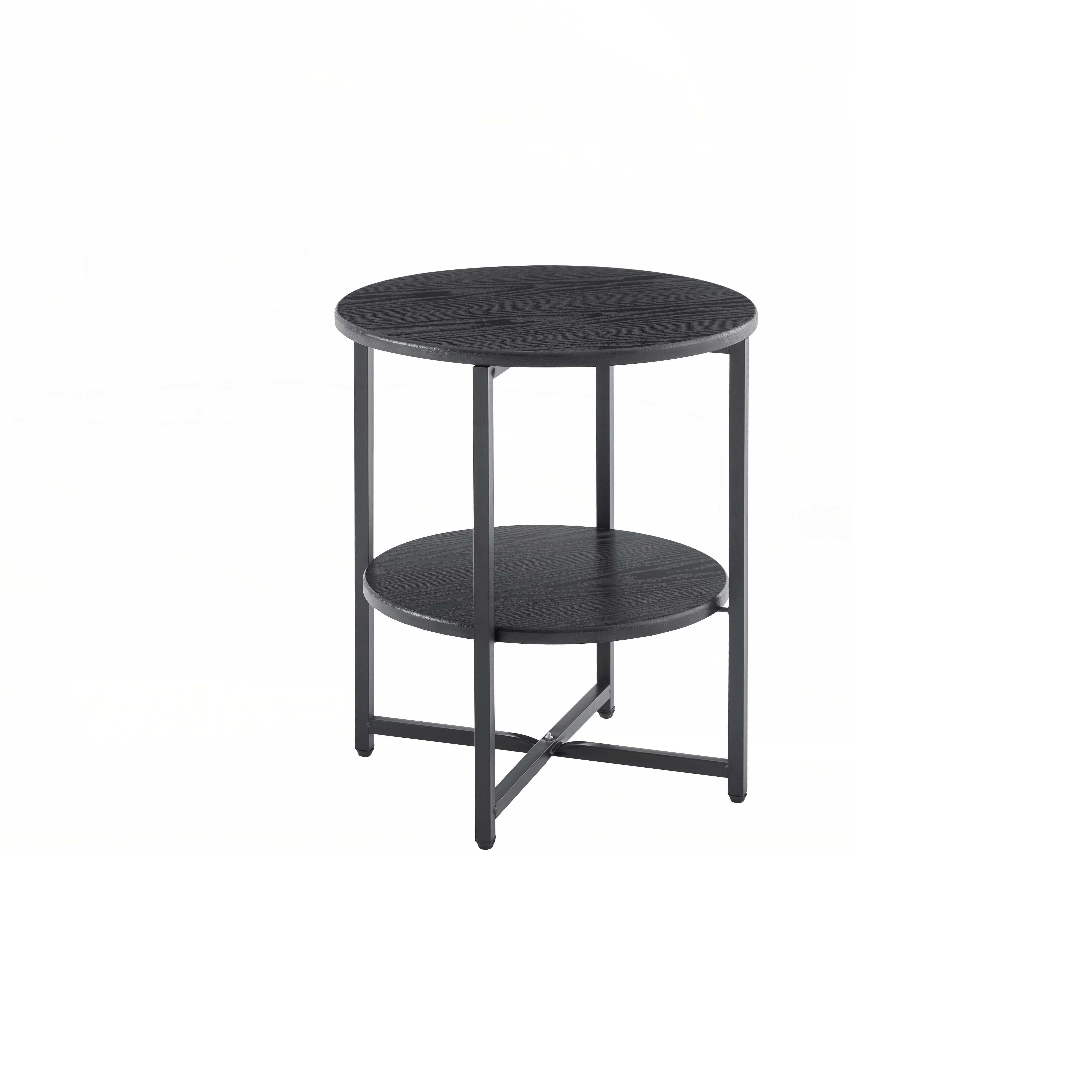 Ebern Designs Coffee Table With storage shelf,Metal Base | Wayfair