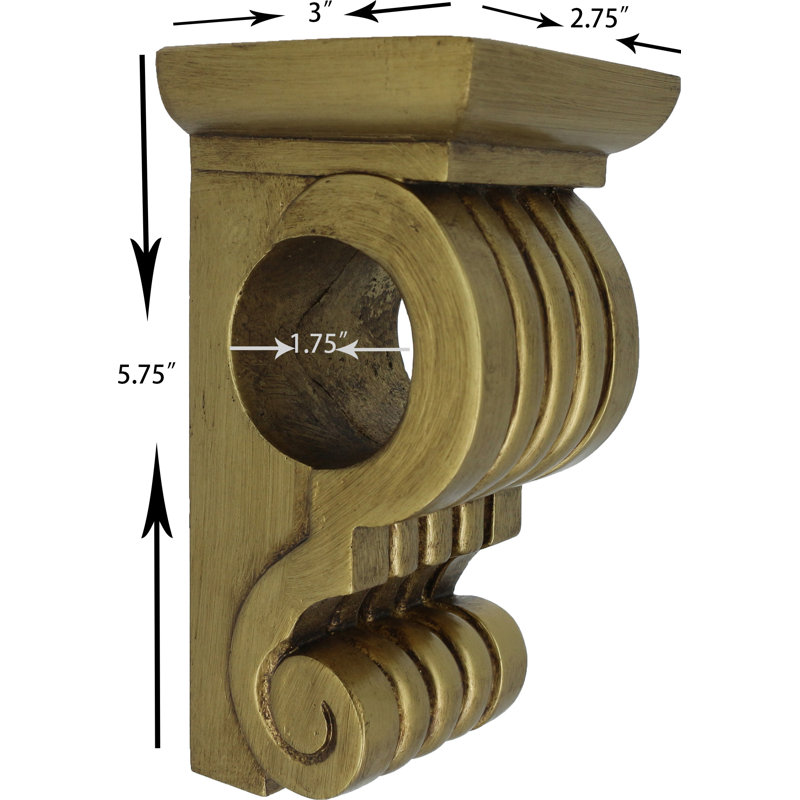 Charlton Home® Burhan Curtain Drapery Sconce | Wayfair