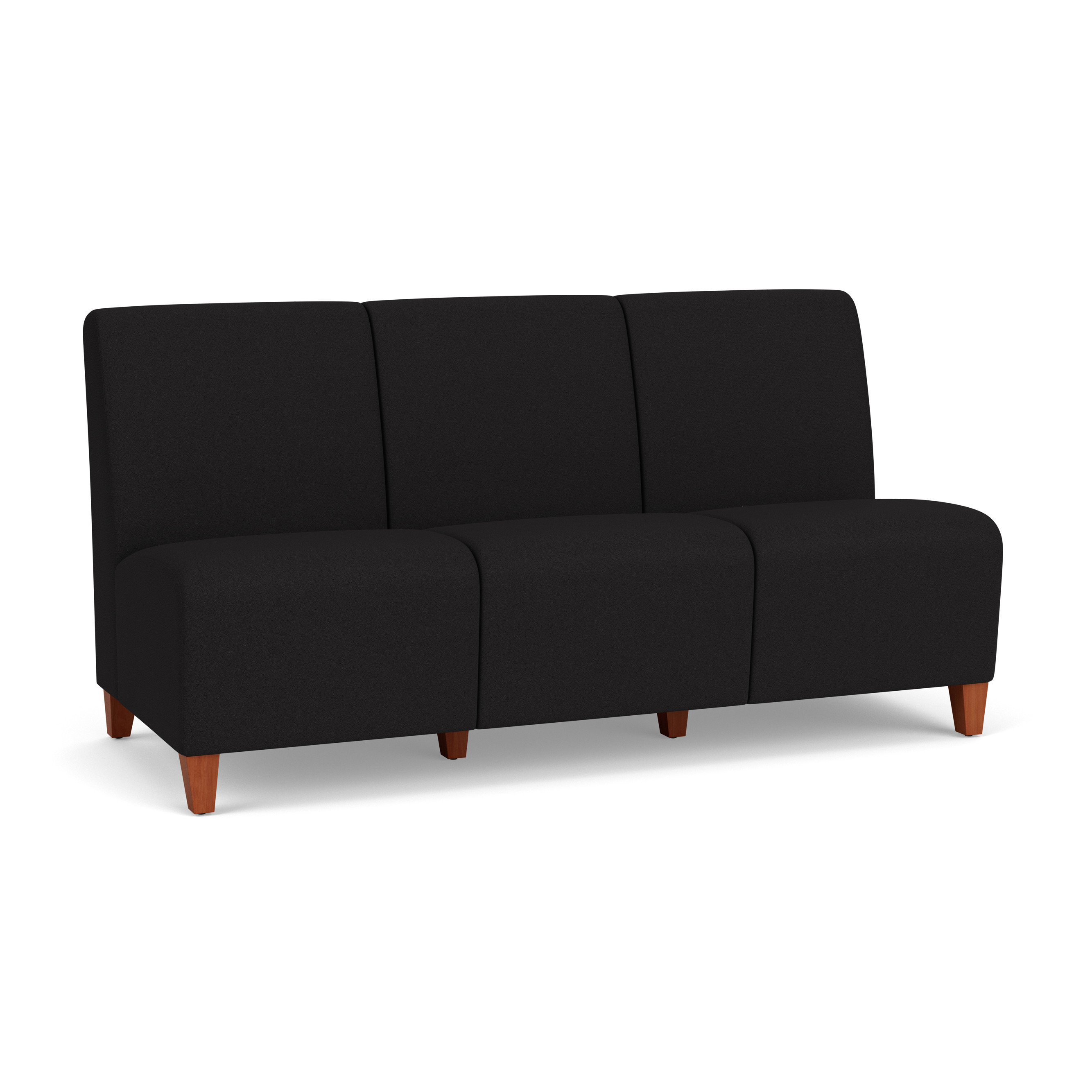 Lesro Siena Lounge Reception Armless 3 Seat Tandem Seating No Center ...