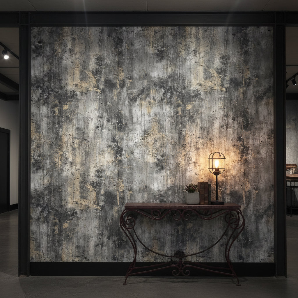 Lark Manor™ Abstract Pattern Wallpaper Industrial Rustic Wall Mural ...