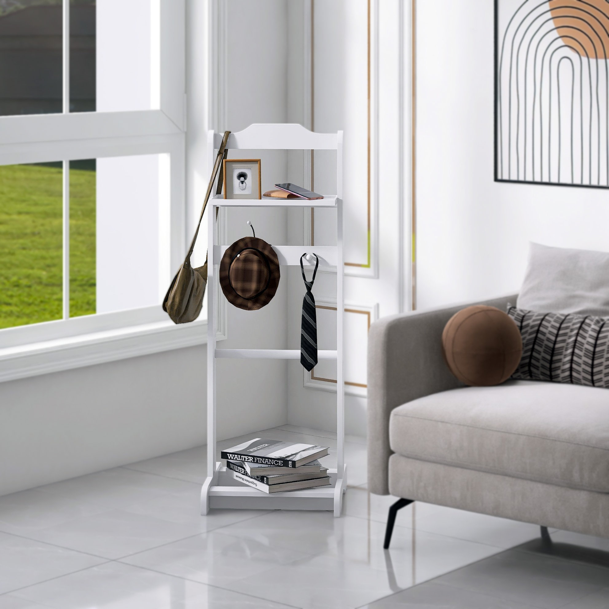 Wildon Home® Greenfest Clothing Stand Rack with Multi-Functional Design ...