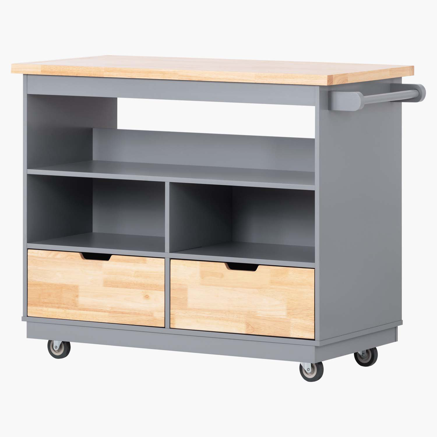 Winston Porter Kitchen Cart Rolling Mobile Kitchen Island, Kitchen Cart ...