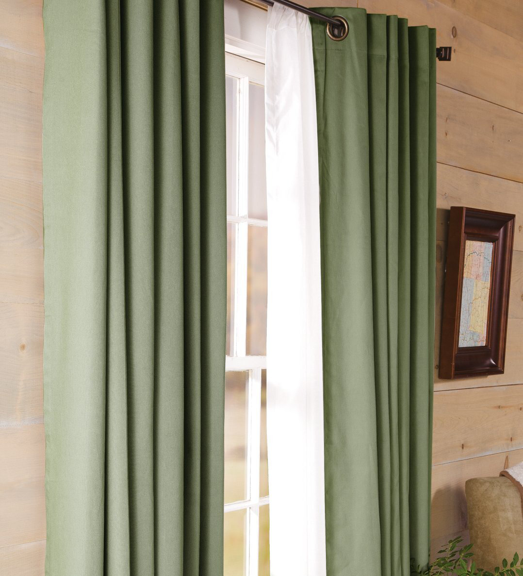 Plow & Hearth 100% Cotton Curtain | Wayfair