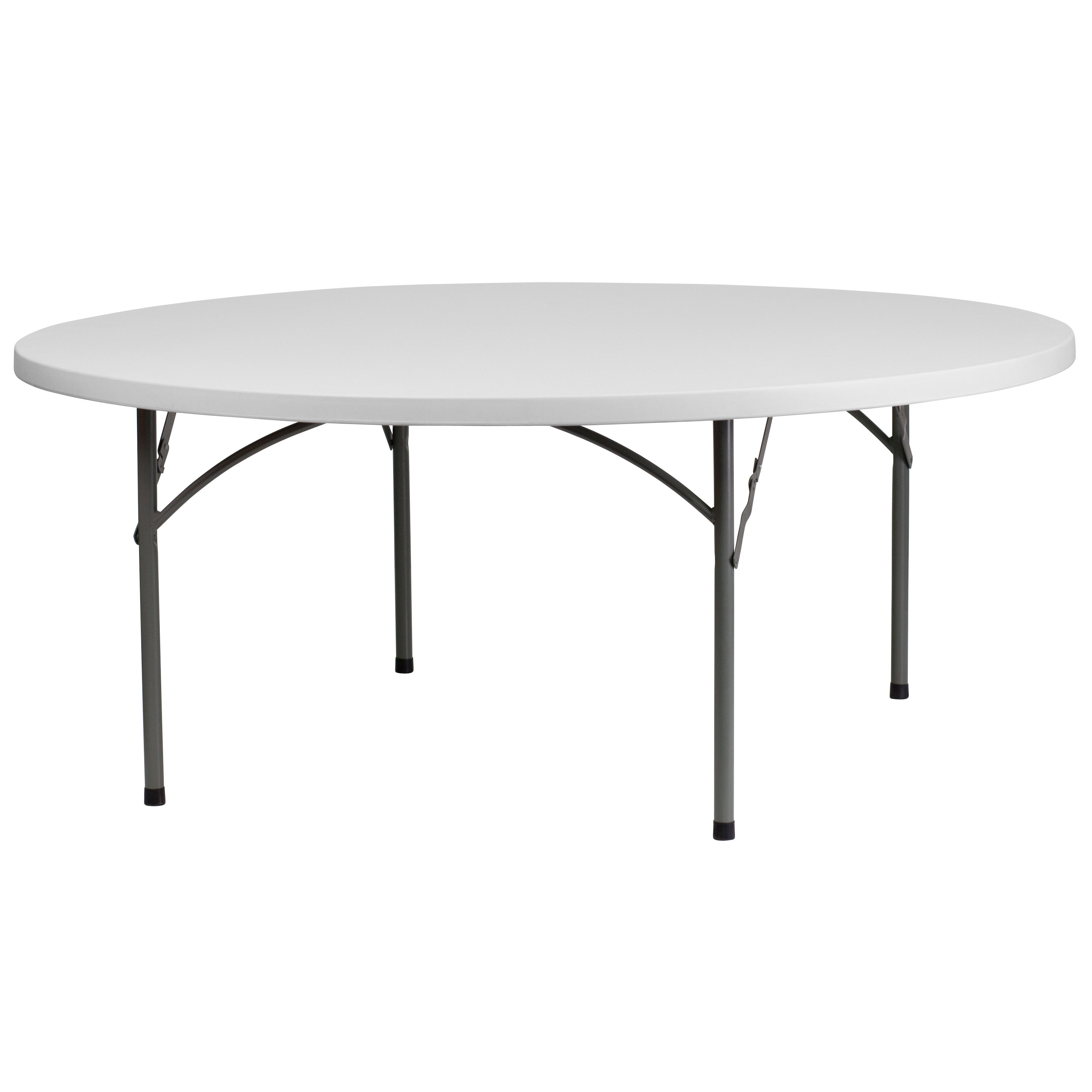 Flash Furniture Parker 72" Round Plastic Event Folding Table & Reviews ...