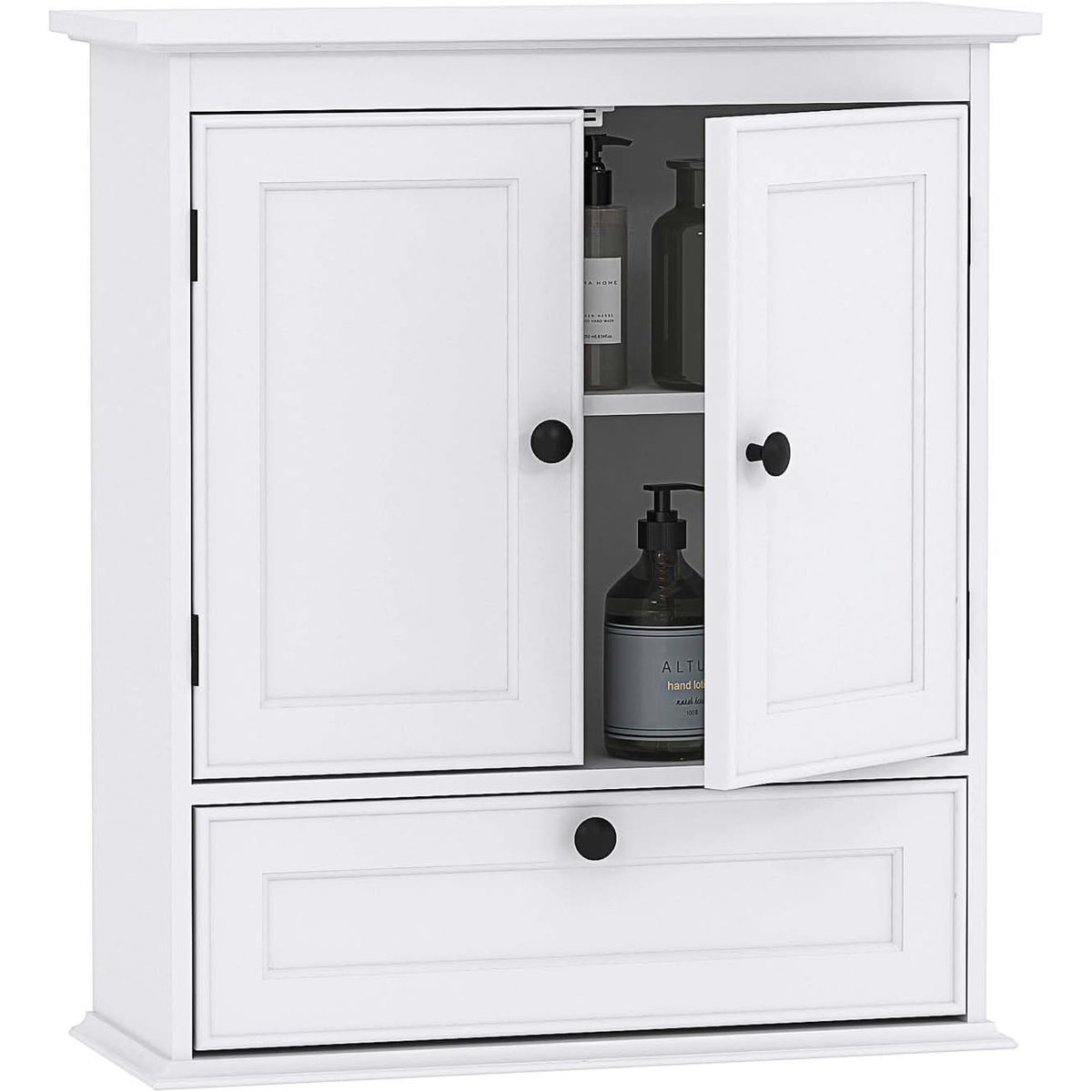 Rosecliff Heights Double Door Small Bathroom Wall Mounted Storage ...