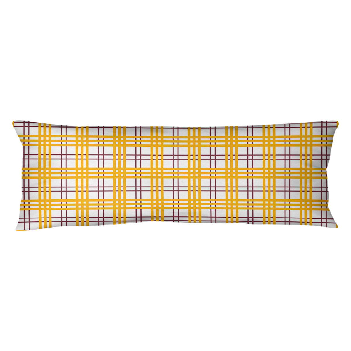 East Urban Home Washington Football Luxury Plaid Polyester Body Pillow ...