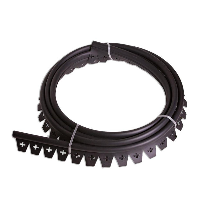 Valley View 2'' H x 21.5'' W Black Vinyl Lawn Edging & Reviews | Wayfair