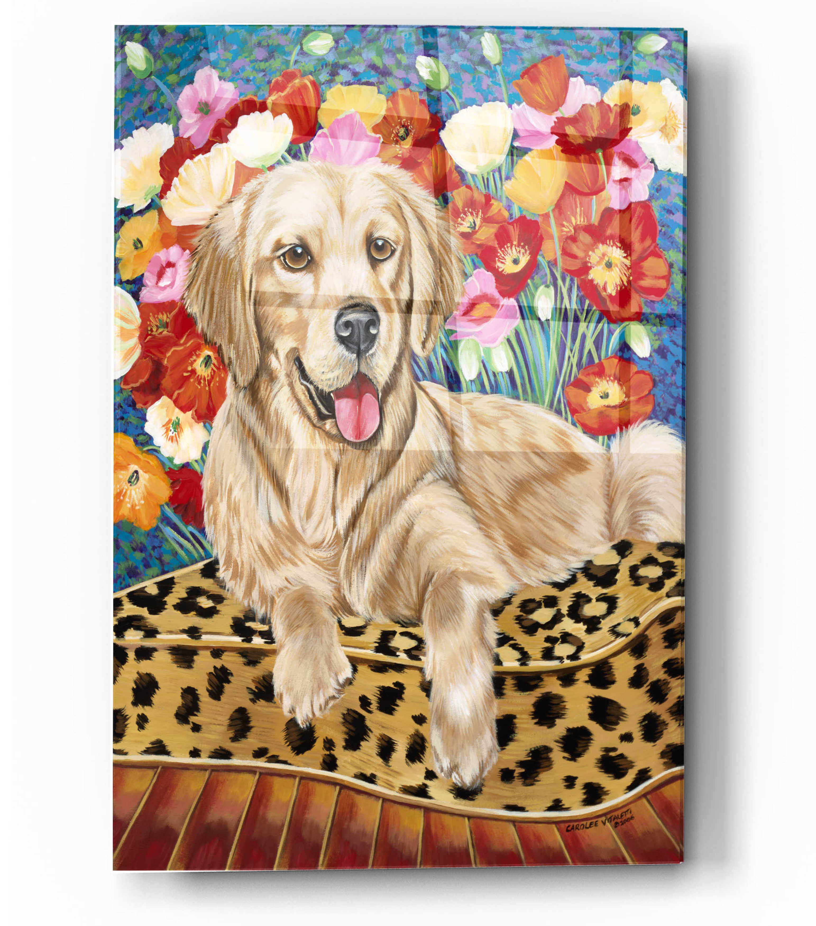 Winston Porter ''Golden Boy Retriever'' By Carolee Vitaletti, Acrylic ...
