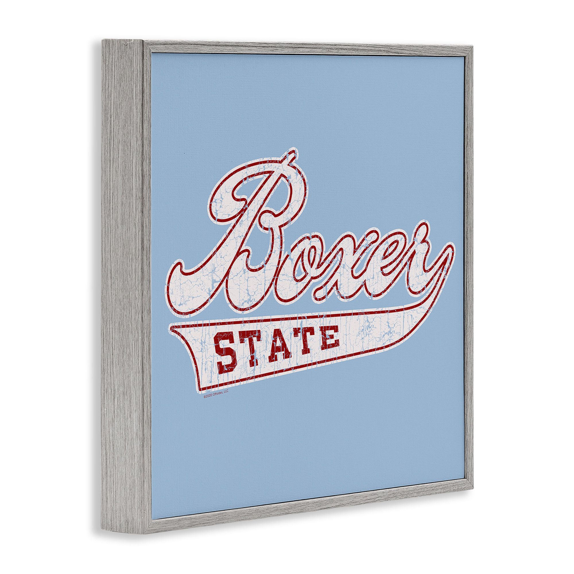 Ebern Designs Boxer State Varsity Style Giclee Art by Spirit Animals ...