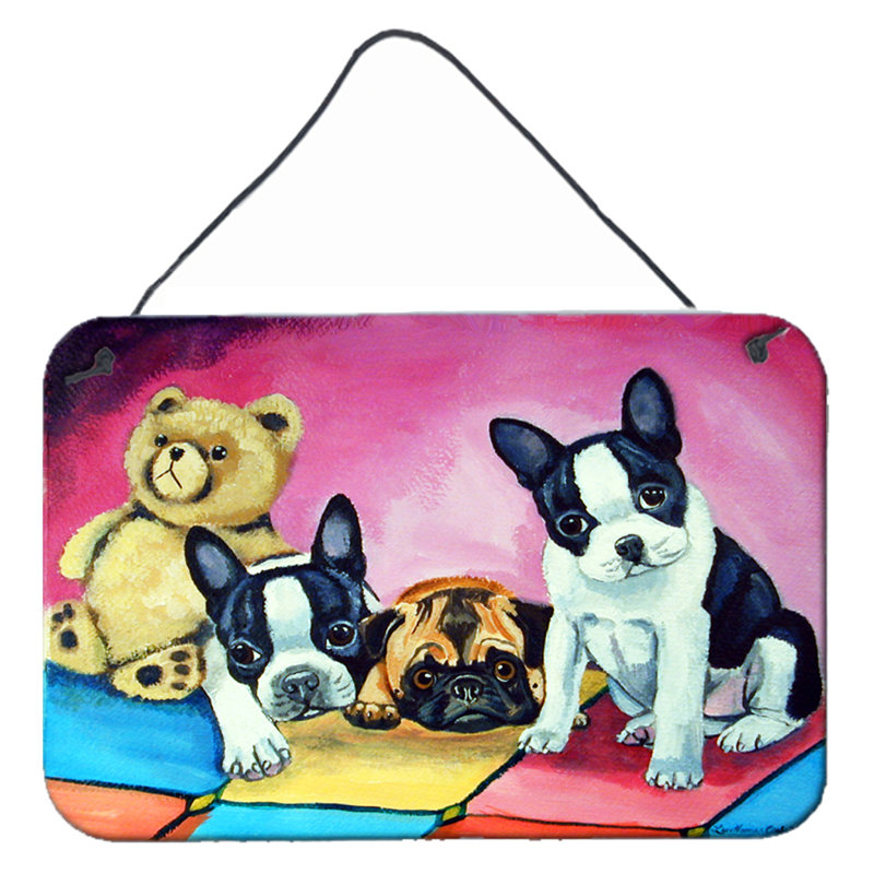 Caroline's Treasures Multiple Breeds by Lyn Cook Painting Print Plaque ...