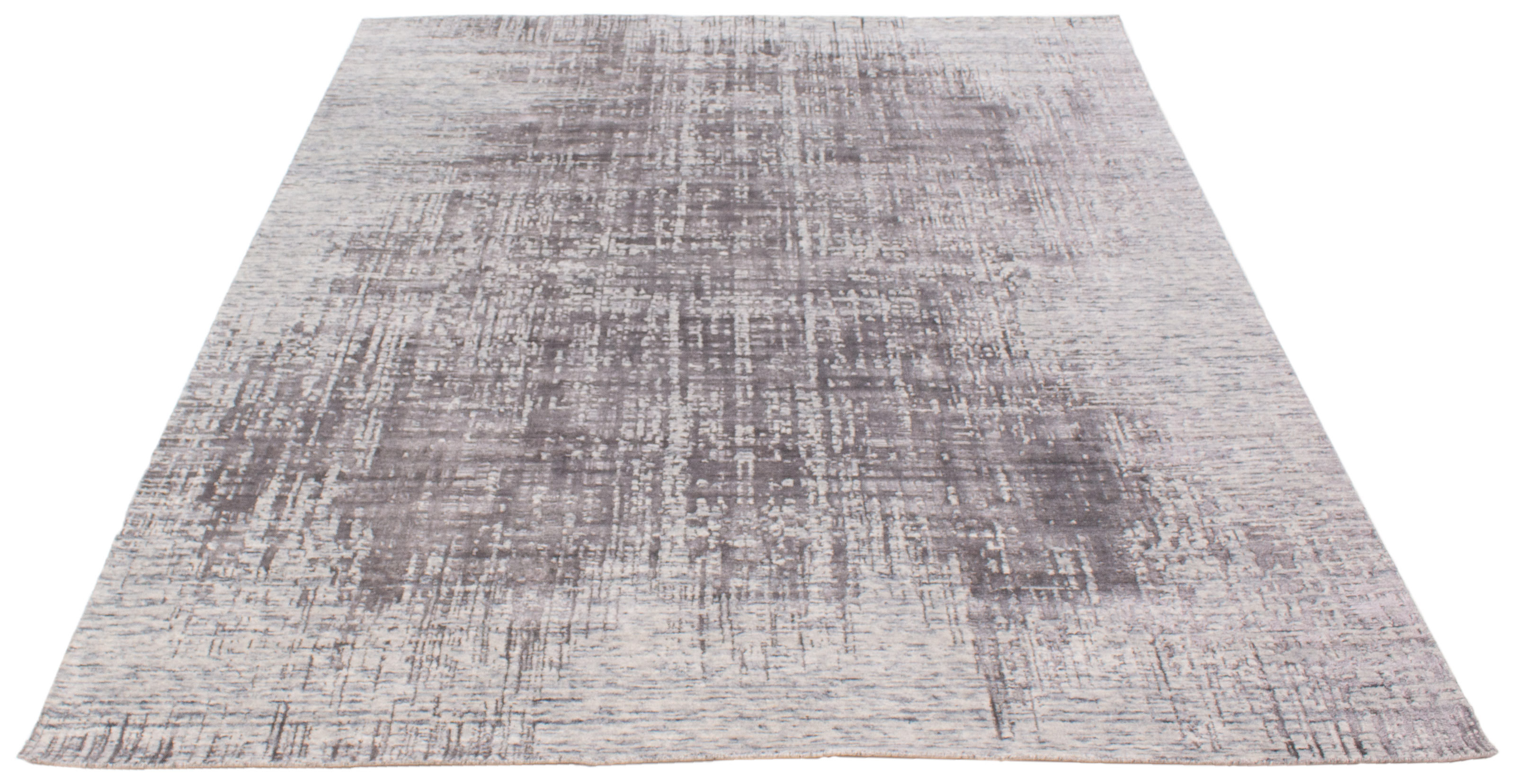 Isabelline One-of-a-Kind 9' X 12' New Age Wool Area Rug in Dark Gray ...