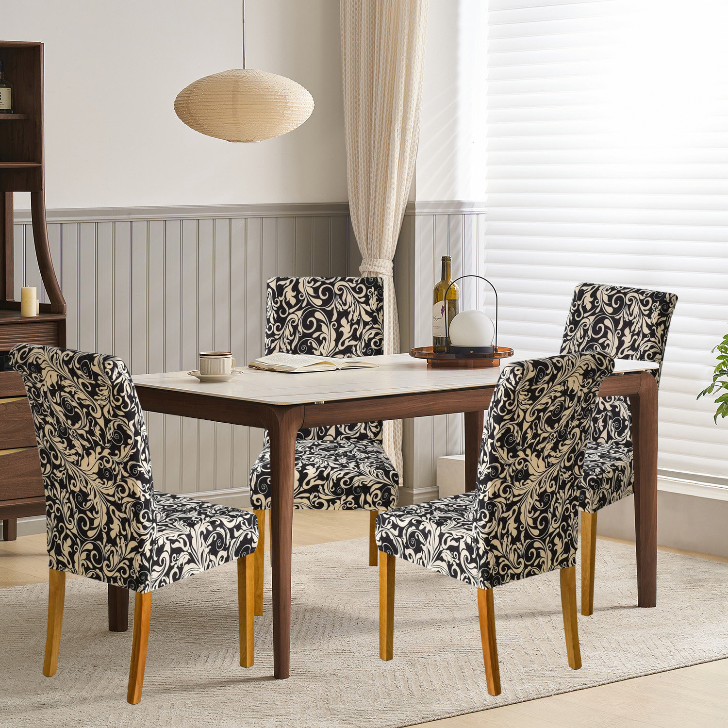 Red Barrel Studio® Dining Chair Covers,Parsons Chair Slipcovers,Chairs ...