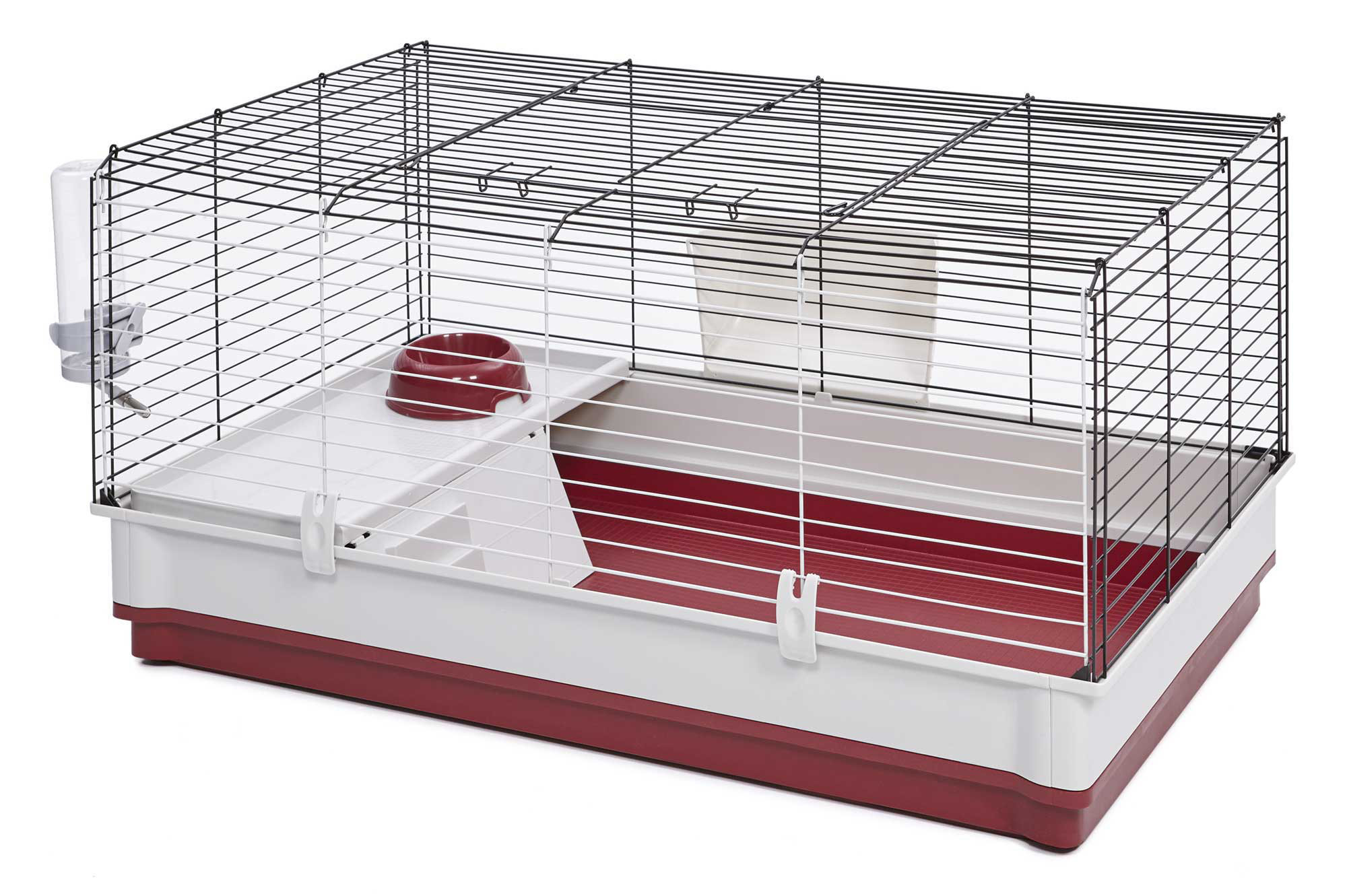 MidWest Homes for Pets Wabbitat Deluxe Rabbit Cage with Water Bottle ...